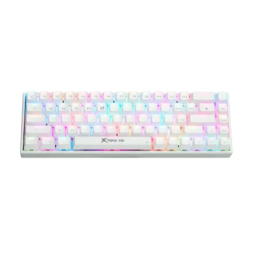 Teclado Xtrike-Me GK-993W Inalambrico Blanco, Red Switch 60% Wireless Gaming Keyboard BLANCO | AEON